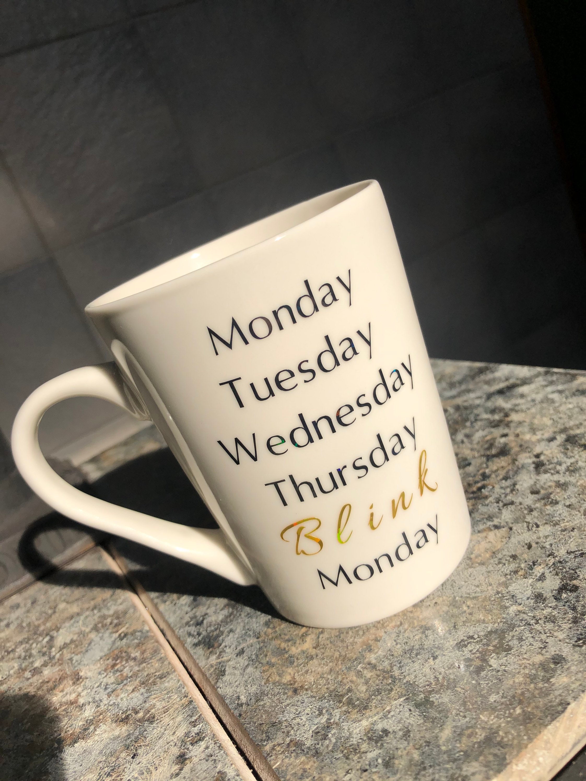 Weekday Mug | Etsy