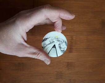 Vinyl River Sticker - Etsy