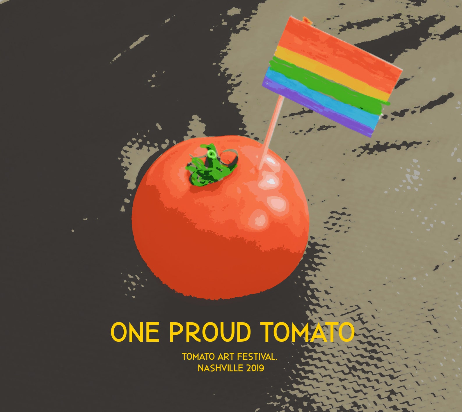 Tomato Fest Pride Gay Pride Proud LGBT Tomatoes Veggies | Etsy