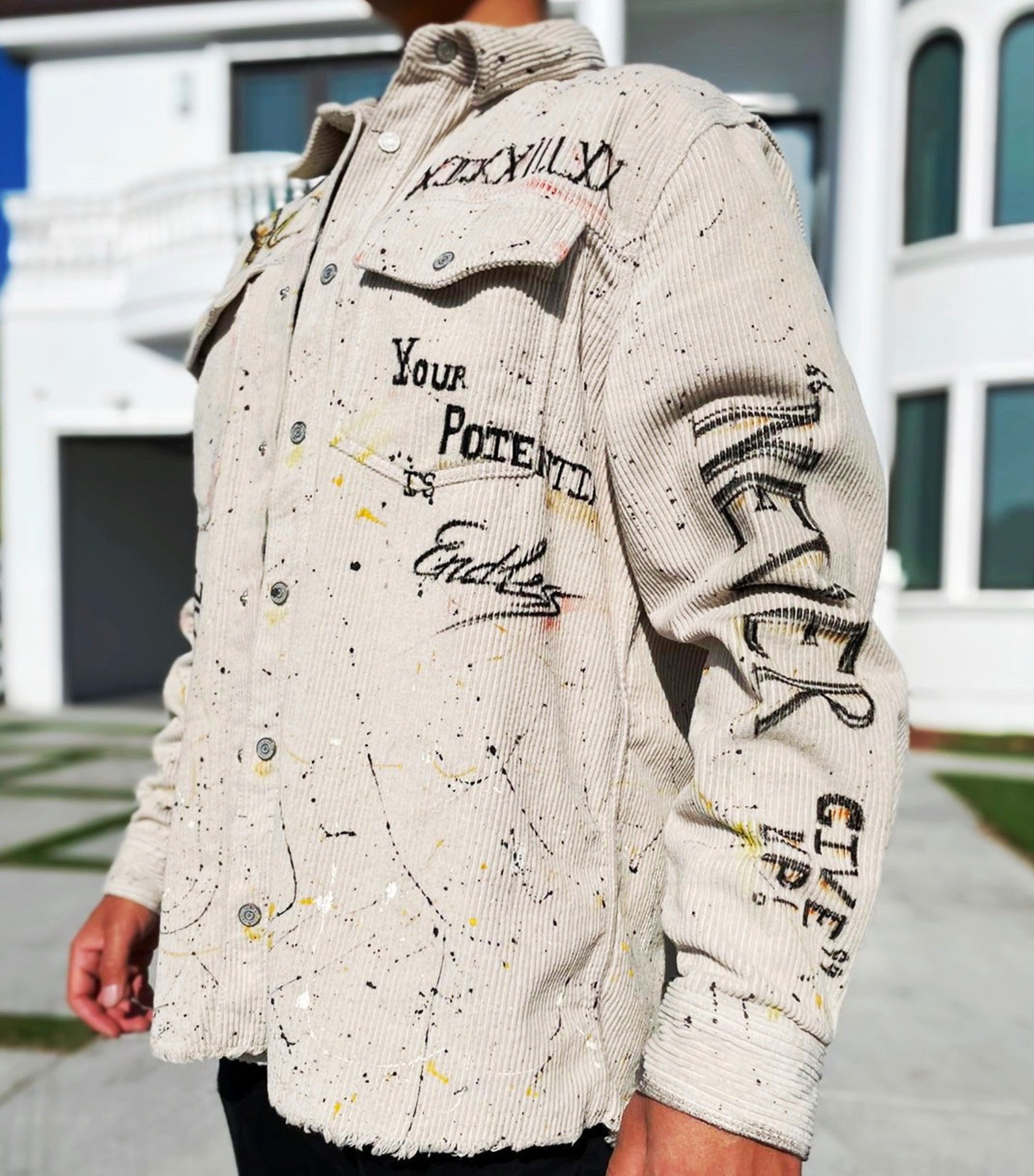 Handmade Corduroy Custom Design Jacket (SAMPLE IMAGES) - Etsy