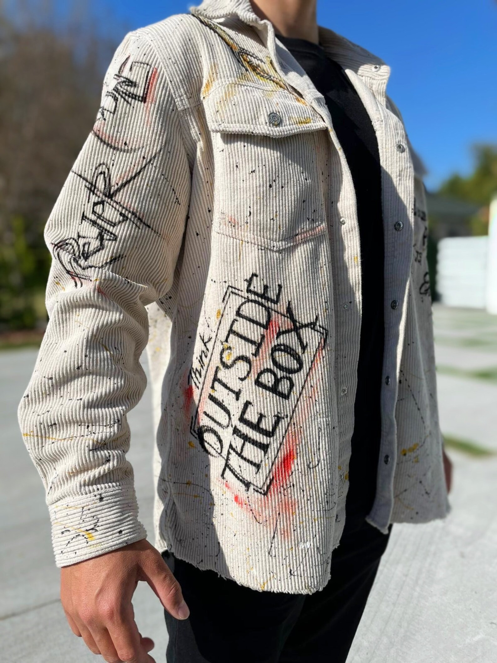 Handmade Corduroy Custom Design Jacket (SAMPLE IMAGES) - Etsy