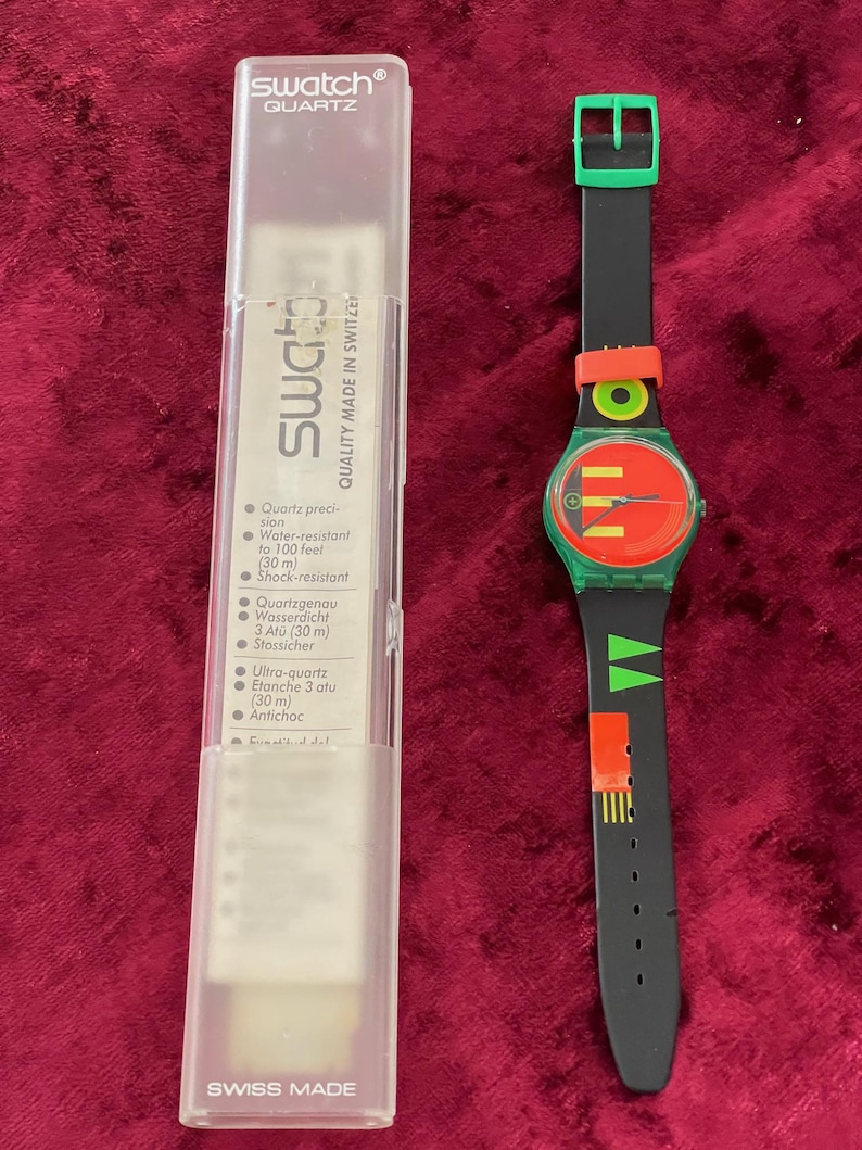 Swatch Watch GG103 "neo Rider" 1988 Original. Extremely Rare and ...