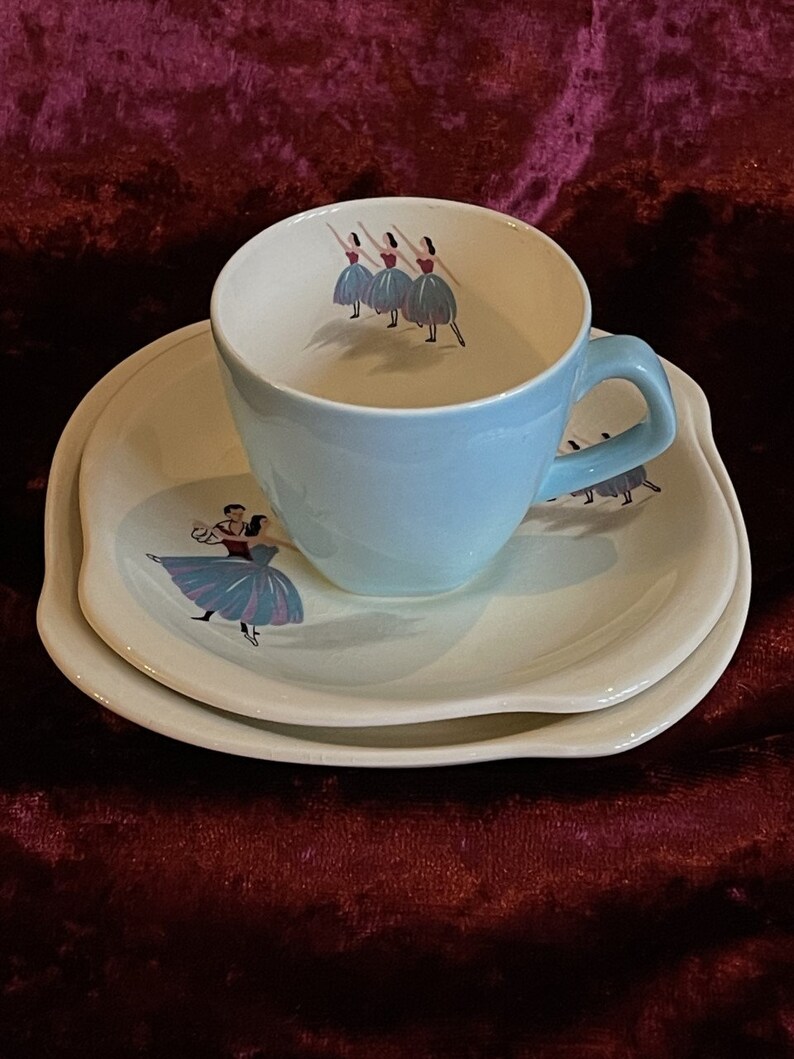 Beswick "ballet Dancers" Tea Set Complete With Teapot. Very Rare Set ...