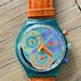 Swatch Watch Chronograph SCL102 "sound" 1993 Vintage Original in Mint ...