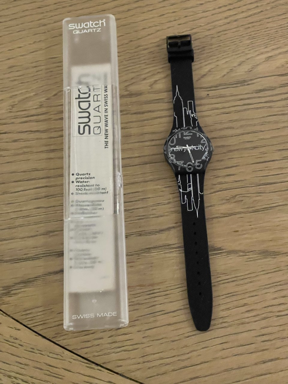 Swatch Watch GZ209 "lines in the Sky" Vintage Original. Very Rare - Etsy