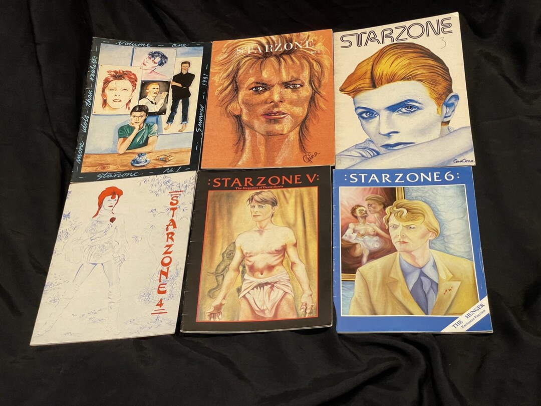 DAVID BOWIE STARZONE Magazine Collection Collection No 1 - No 6. 1981 ...