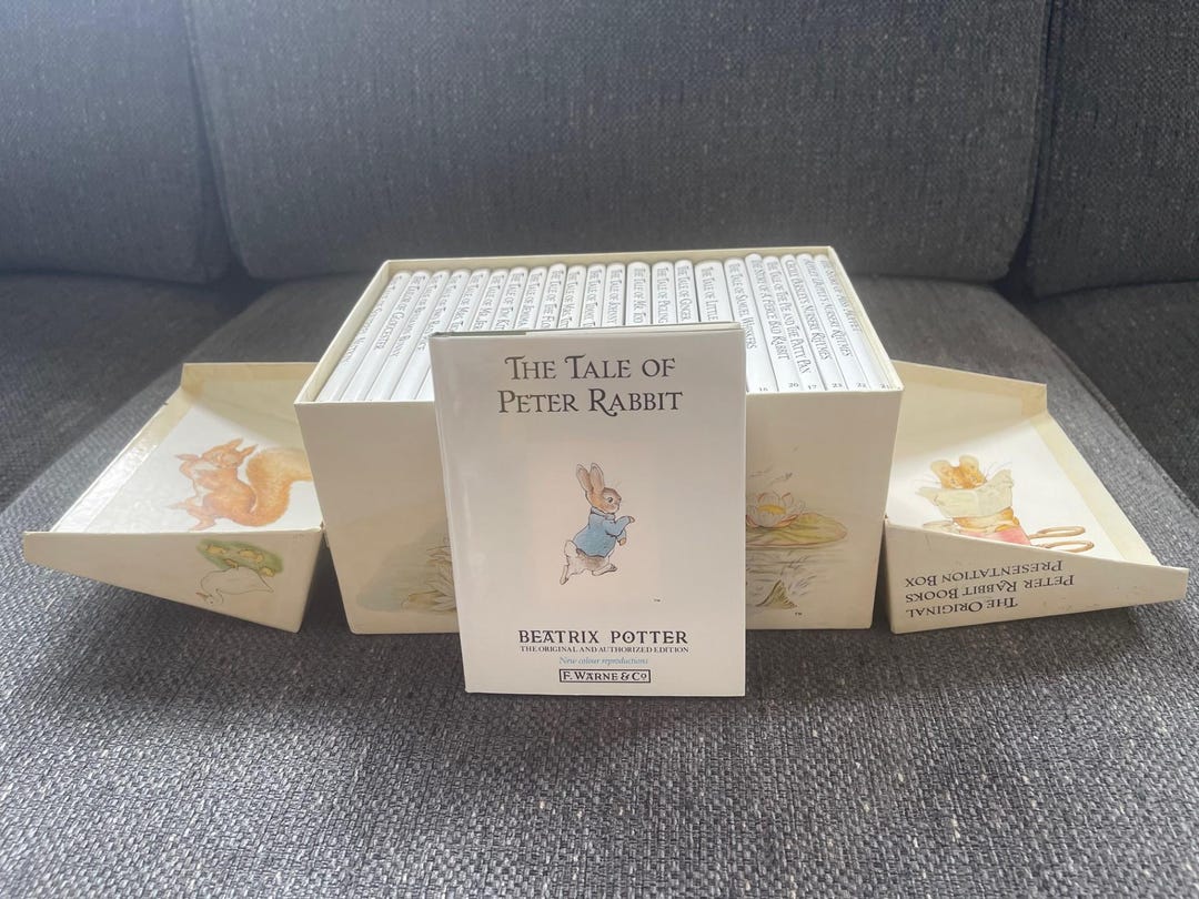 BEATRIX POTTER Box Set. Complete 23 Book Set in Original Dust Covers ...