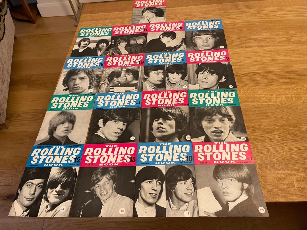 THE ROLLING STONES "monthly Book Collection" 1964-1966. 17 Original ...
