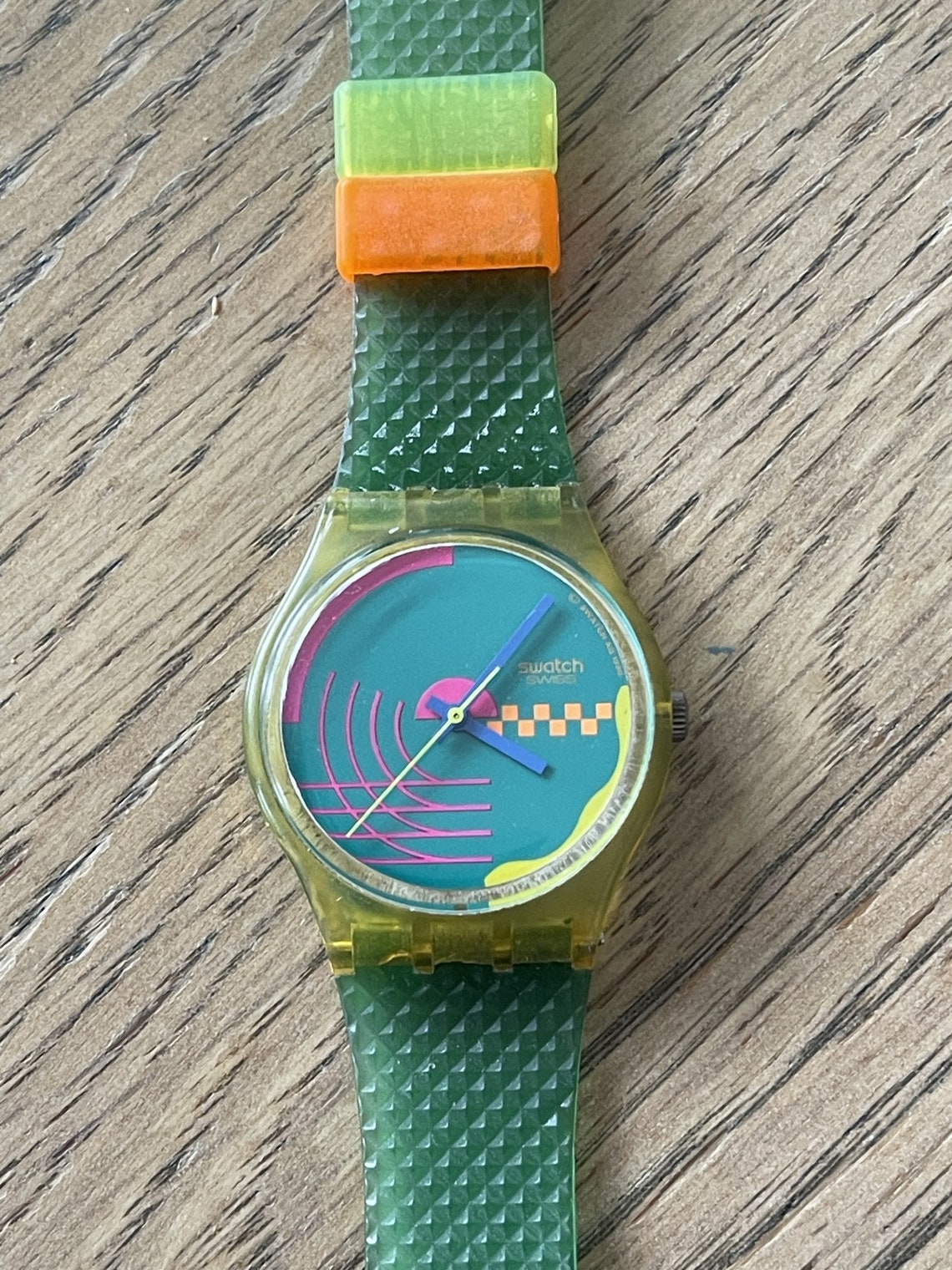 Swatch Watch GJ104 "honor Ride" 1990 Vintage Origin Very Rare - Etsy