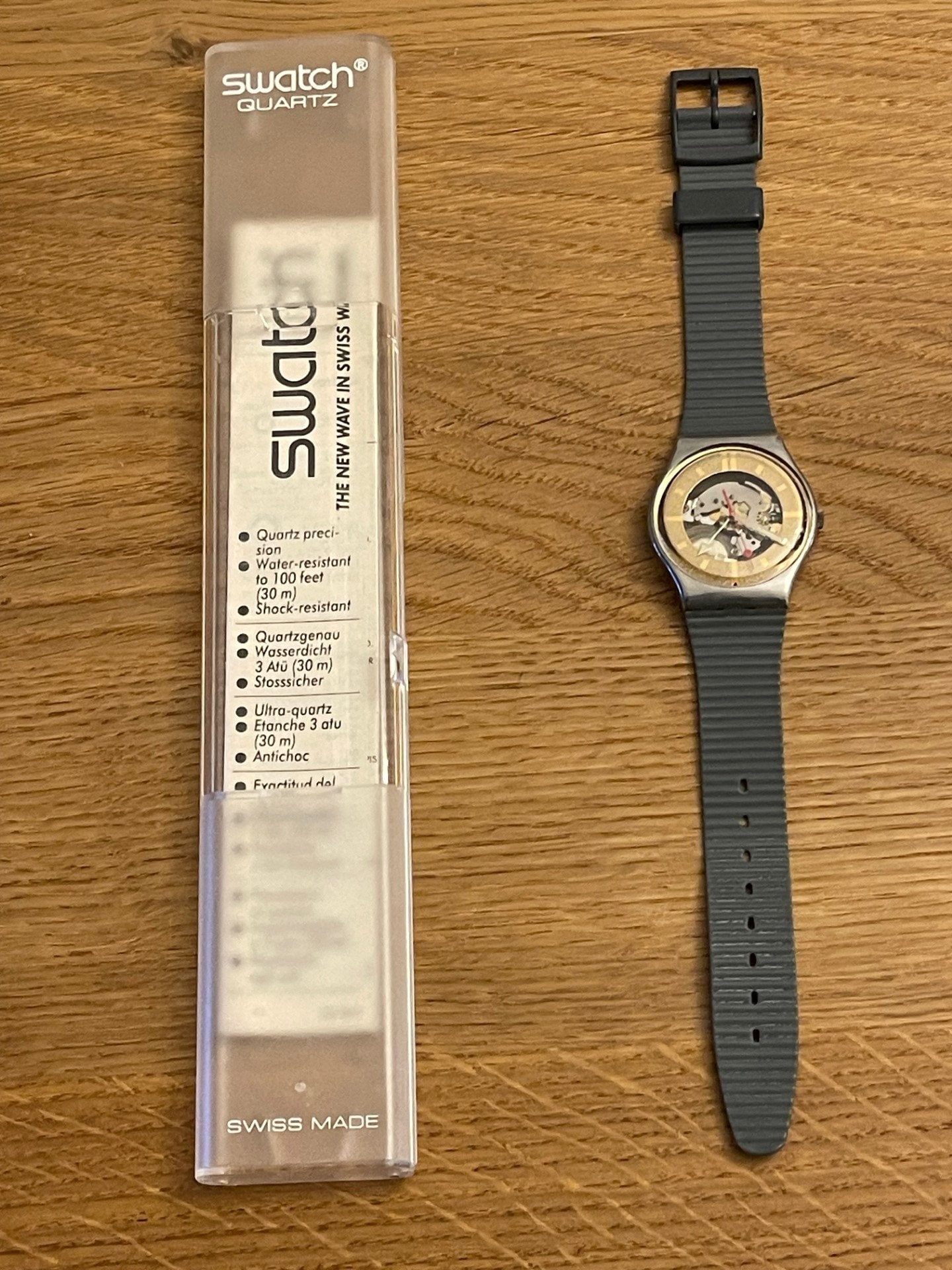 Swatch Watch GX102 "golden Sphere" 1988 Original. Extremely Rare. - Etsy