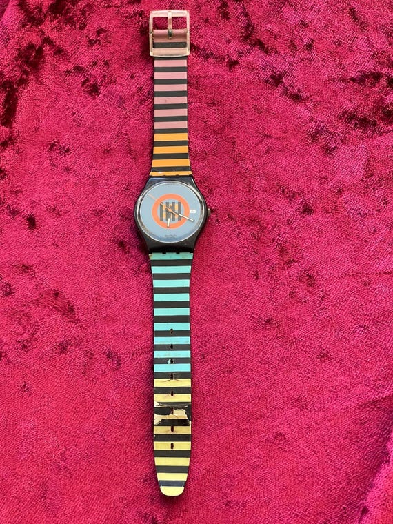Swatch Watch GB407 "CORAL GABLES" 1988. Extremely Rar… - Gem