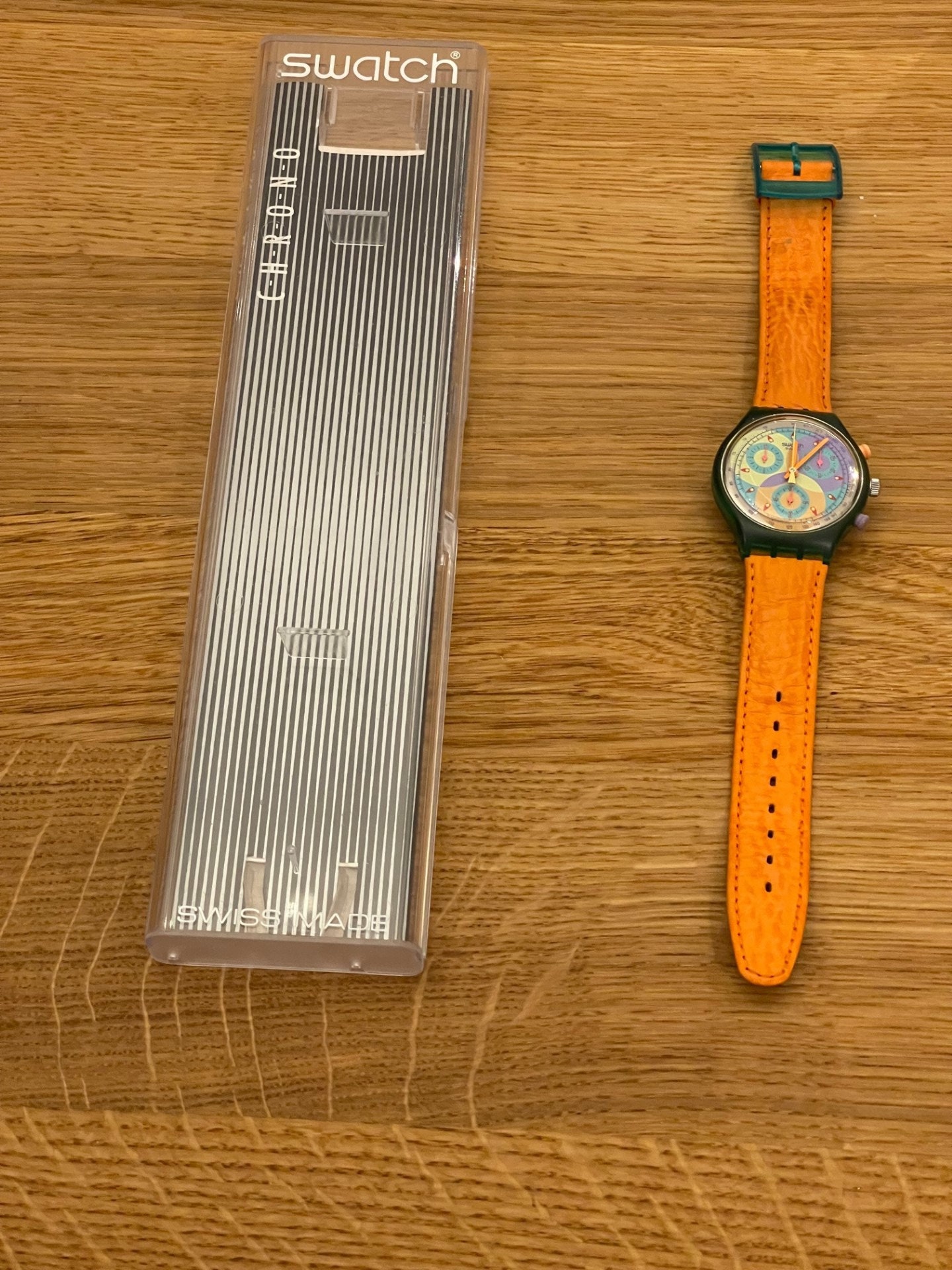 Swatch Watch SCL102 "sound" Chronograph 1993 Vintage Original. Very ...