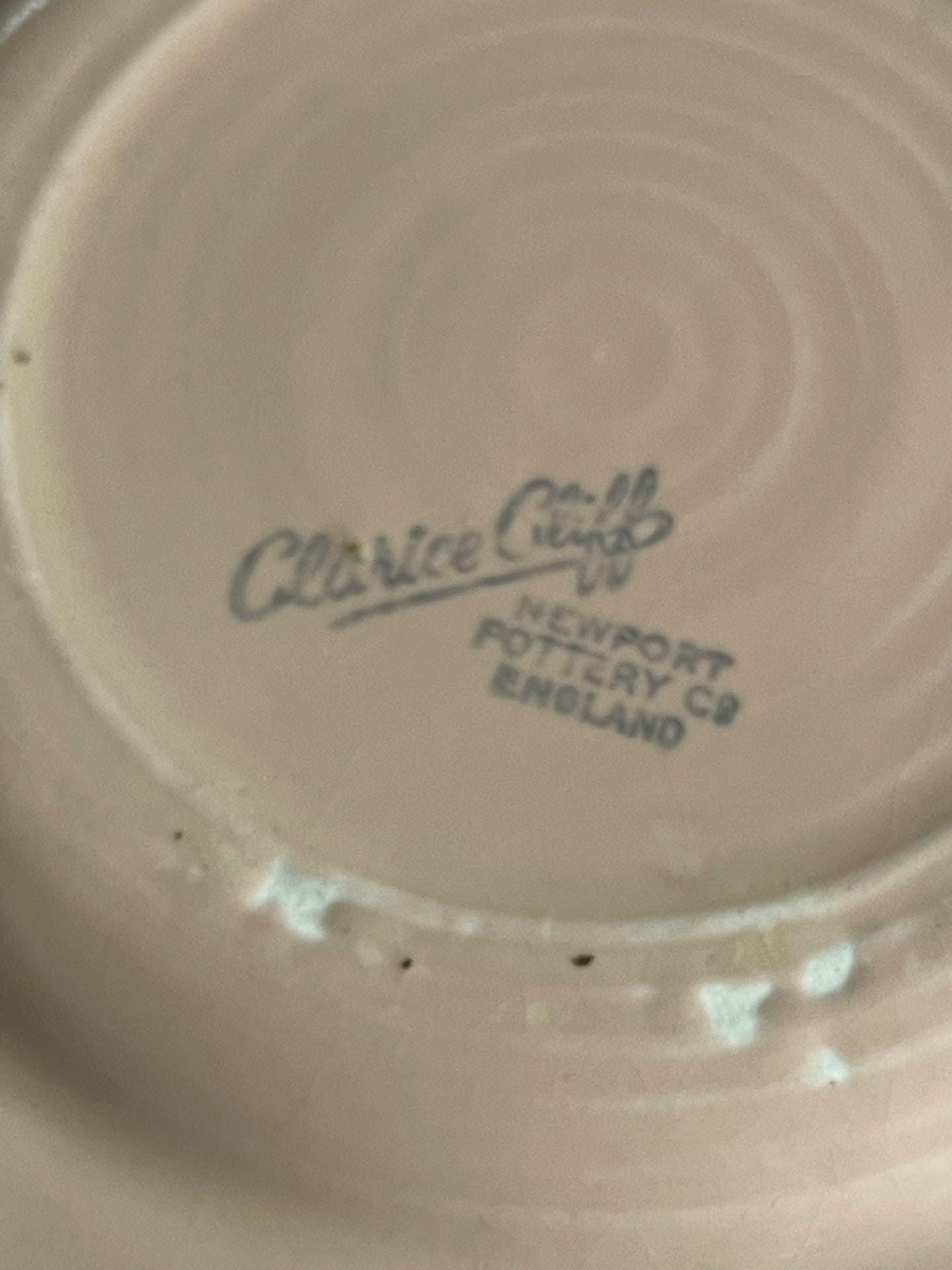 Clarice Cliff "pink/peach" TRIO. Art Deco. 1930's. Very Rare With Early ...