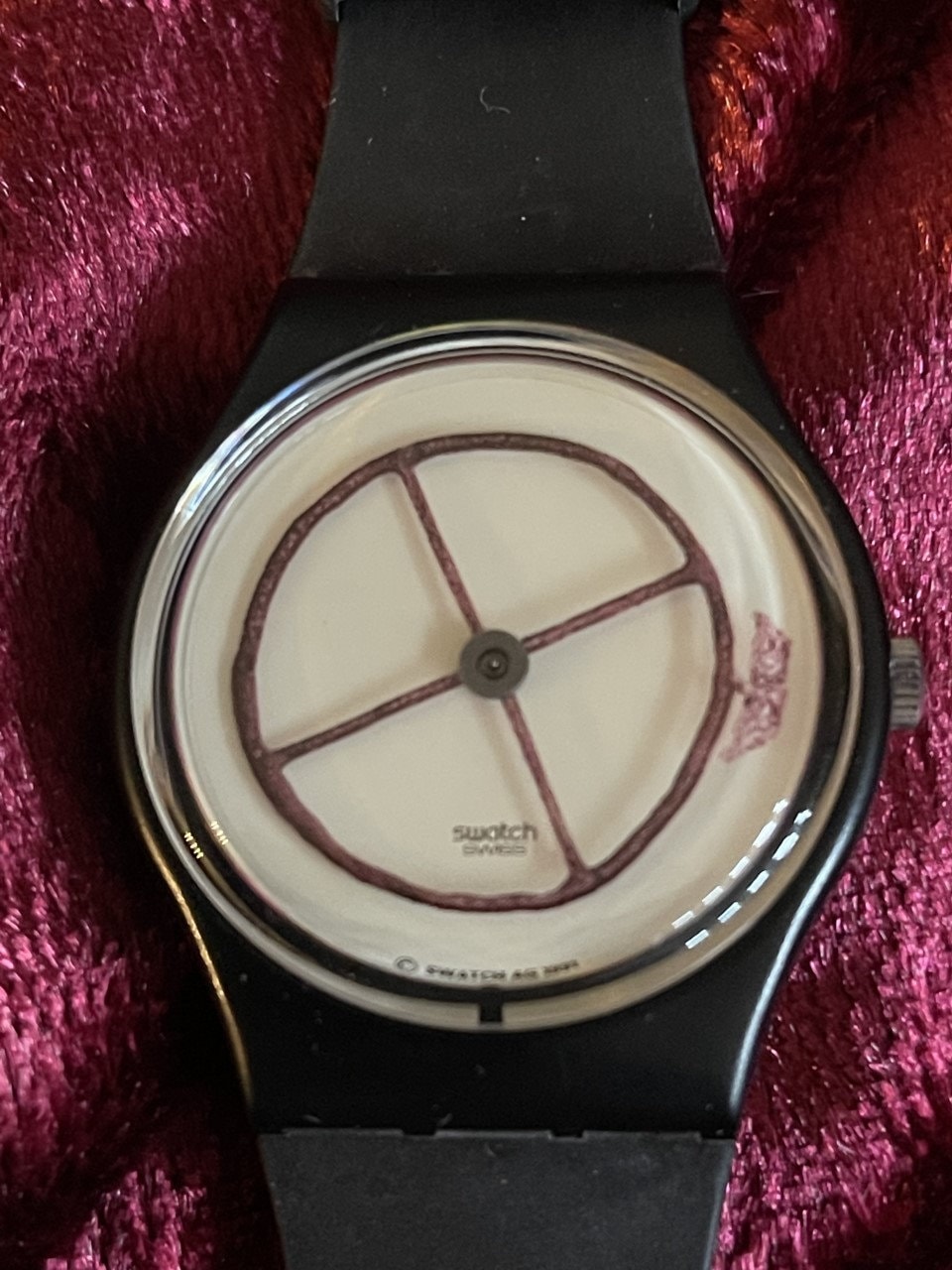 Swatch Watch GZ120- "wheel Animal" 1991 Original Designed by Not Vital ...