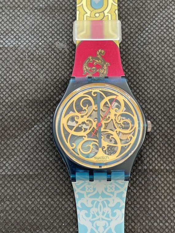 Swatch Watch GN107 "STUCCHI" Original 1990. Very Rare… - Gem