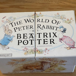 BEATRIX POTTER Box Set. Complete 23 Book Set in Original Dust Covers ...