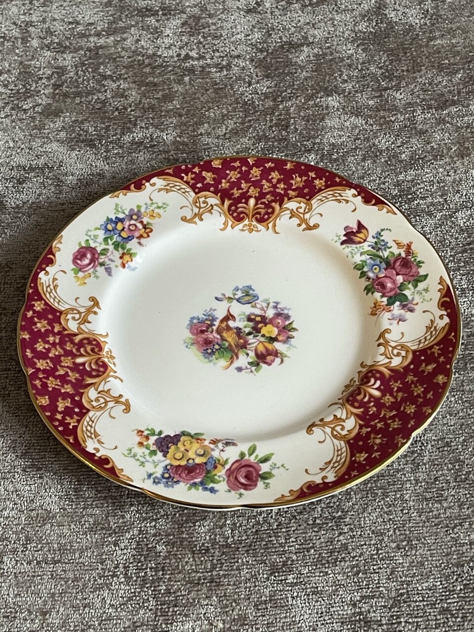 Paragon Rockingham Red Tea Set Complete With Teapot - Etsy UK