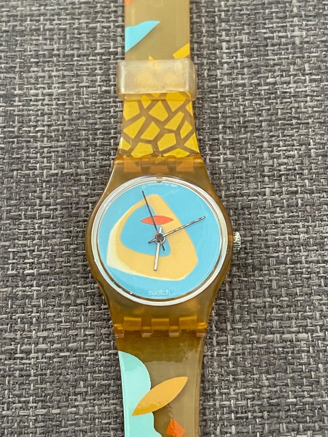 Swatch Watch LK108 "o'sole Mio" 1988 Ladies Original. Extremely Rare ...