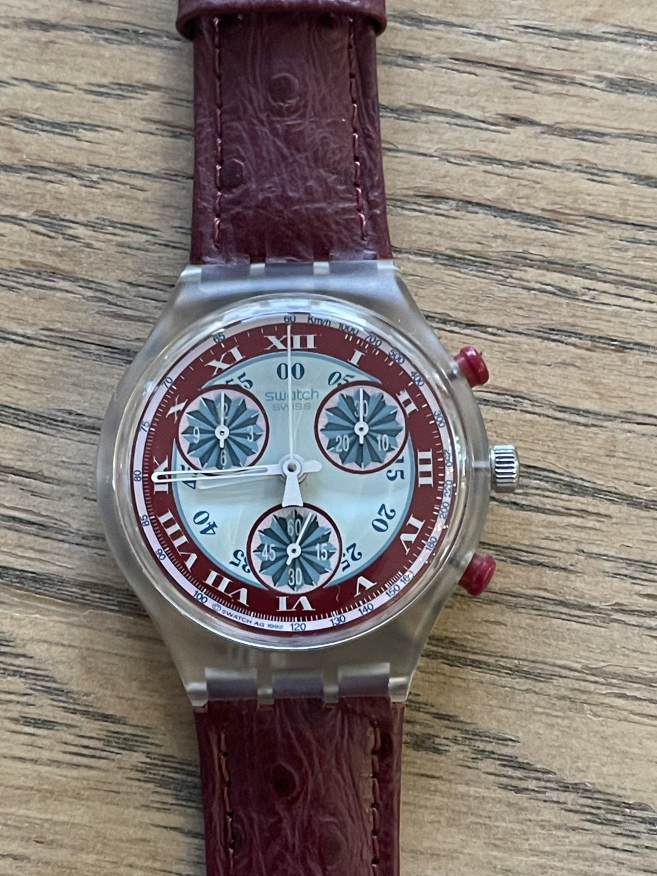 Swatch Watch Chronograph SCK103 "windmill" 1993 Vintage Original in ...