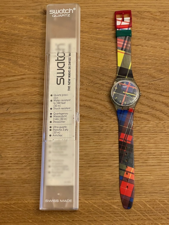 Swatch Watch GG137 "McSQUARE" 1995 Original. - Gem