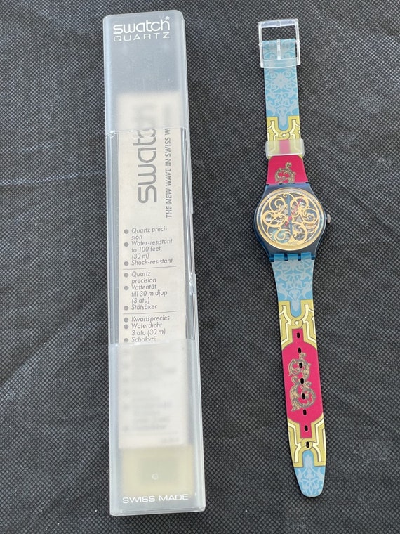 Swatch Watch GN107 "STUCCHI" Original 1990. Very Rare… - Gem