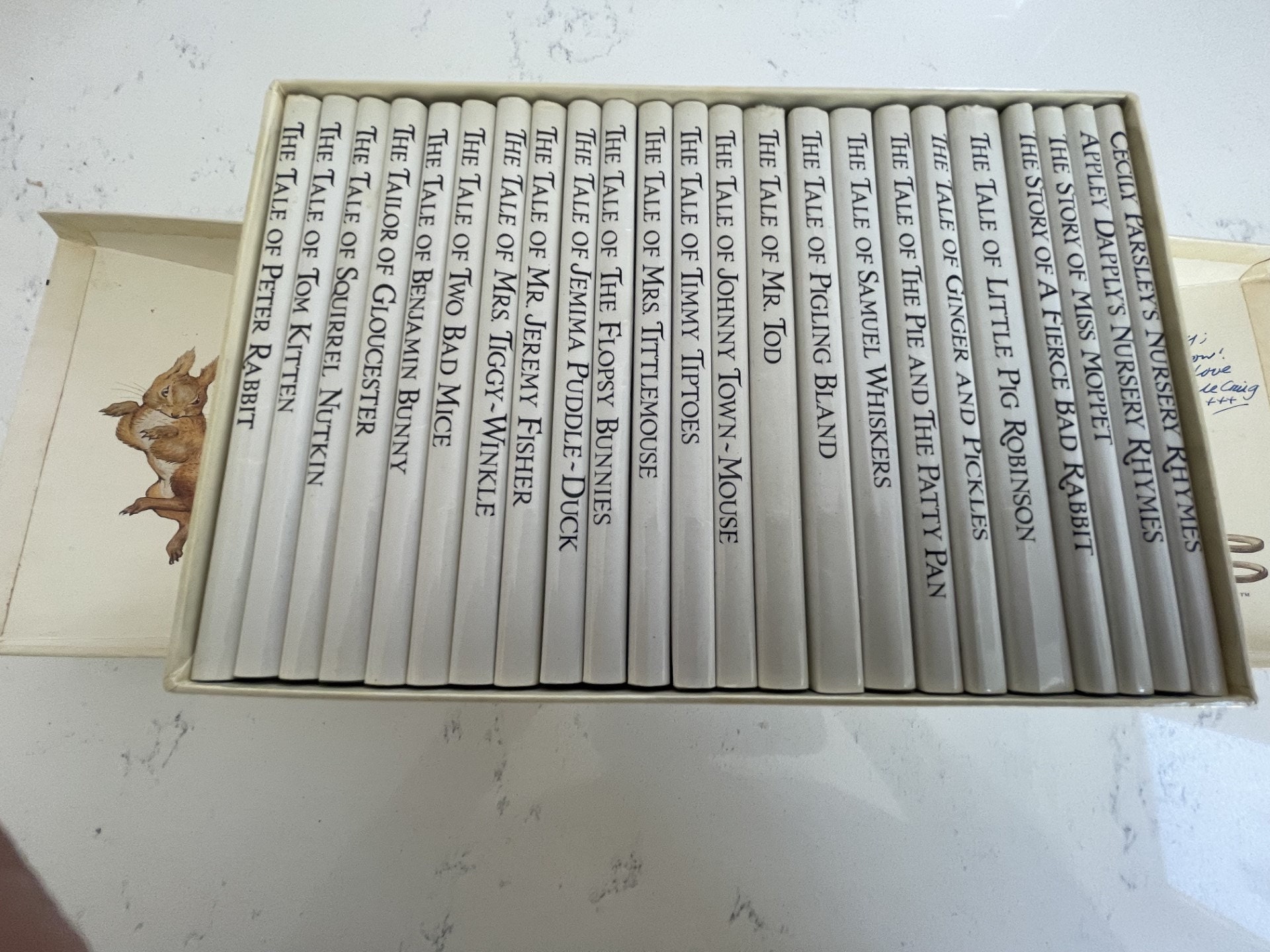 BEATRIX POTTER Box Set. Complete 23 Book Set in Original Dust Covers ...