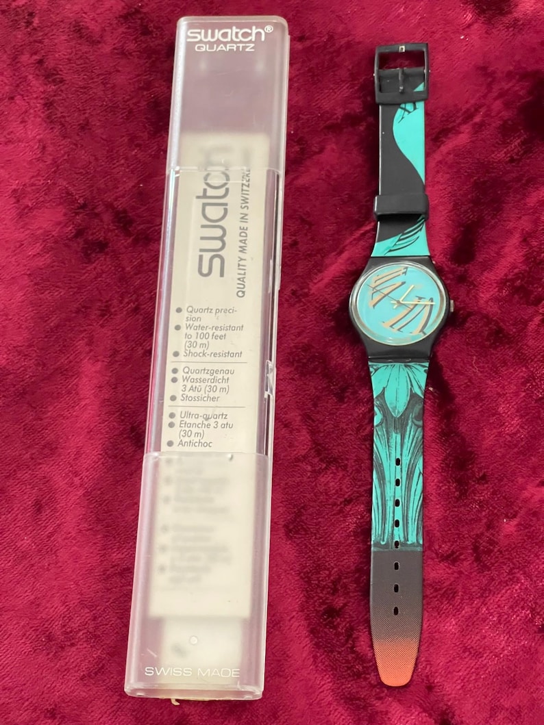 Swatch Watch GB125 "figueiras" 1989 Original. Extremely Rare and ...