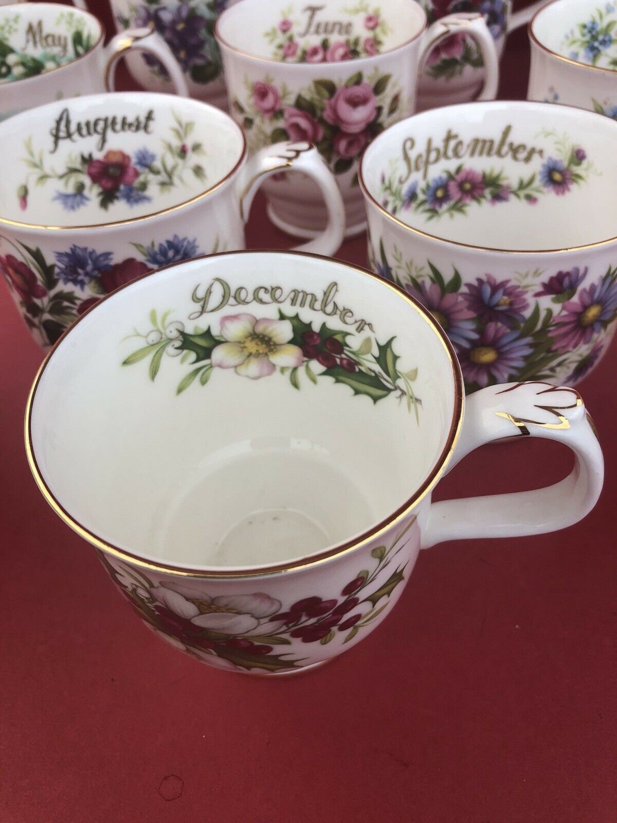 Royal Albert "flower of the Month" MUG in Montrose Shape. Very Rare ...