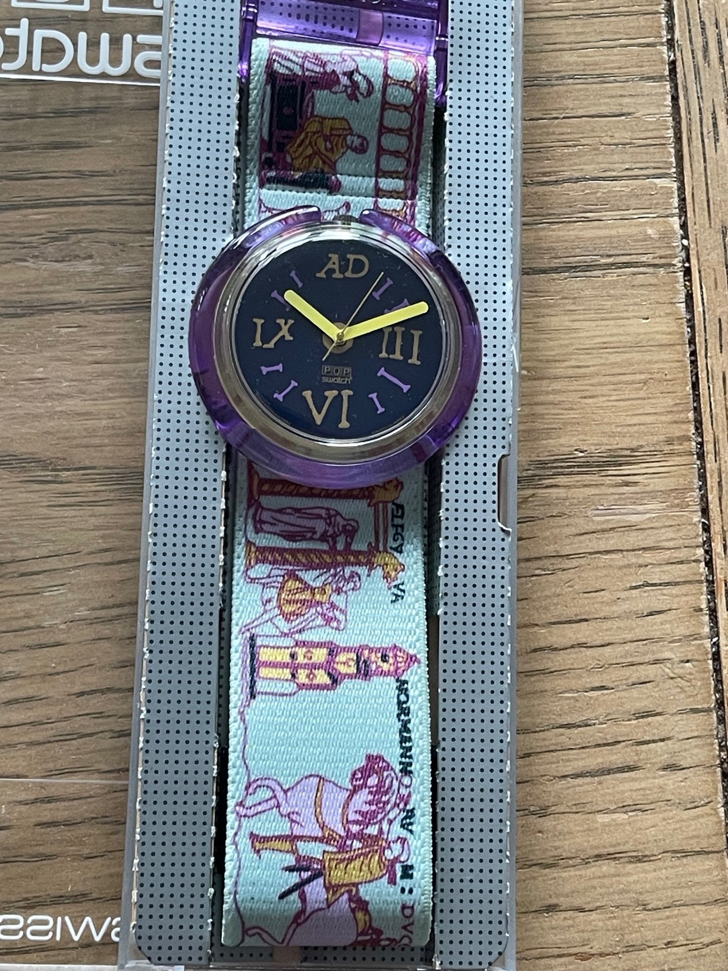 Swatch Watch PWK170 "lancelot" 1992 Vintage Pop Swatch 0riginal ...
