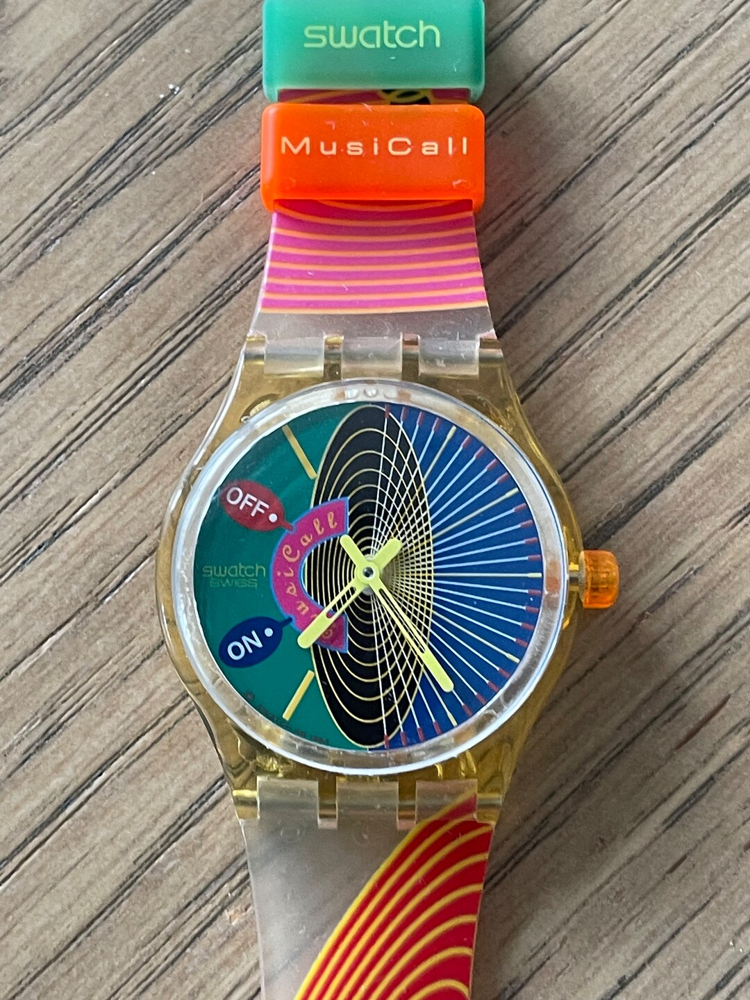 Swatch Watch SLJ100 "tambour" Musicall 1994 Original - Etsy