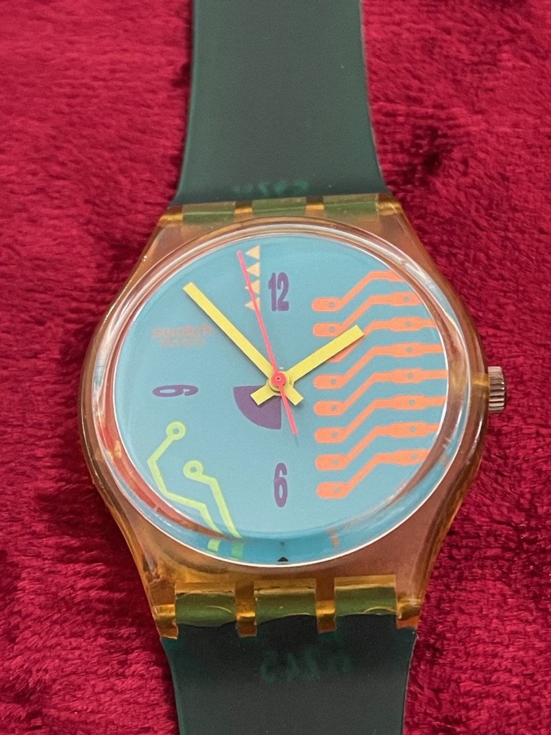 Swatch Watch GK122 "hacker's Reward" 1990. Very Rare and Collectable - Etsy