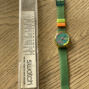 Swatch Watch GJ104 "honor Ride" 1990 Vintage Origin Very Rare - Etsy