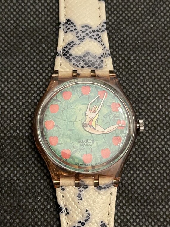 Swatch Watch GP108 "FIRST" 1991 Original - Gem
