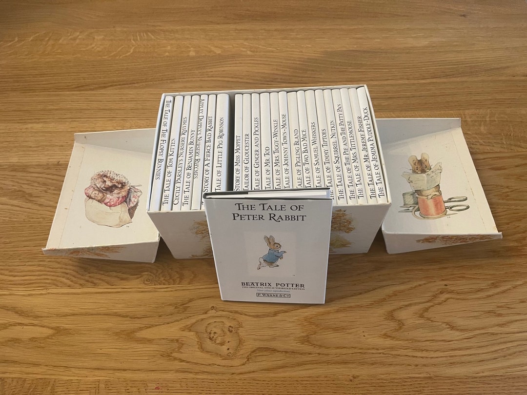 BEATRIX POTTER Box Set. Complete 23 Book Set in Original Dust Covers ...