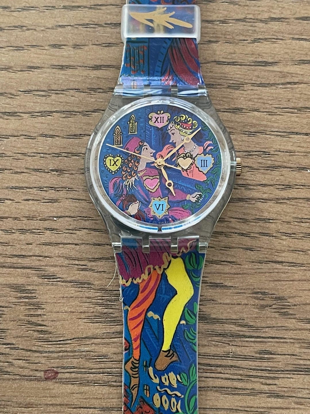 Swatch Watch GN162 "romeo AND Juliet" Valentines Day Special 1996 With ...