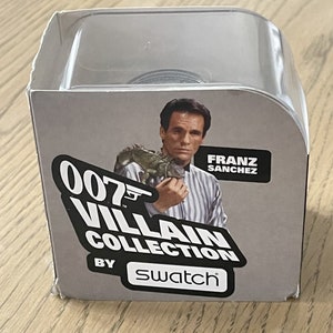Swatch Watch YCS512 James Bond "villain" Collection "licence TO Kill".(franz Sanchez) Irony ...