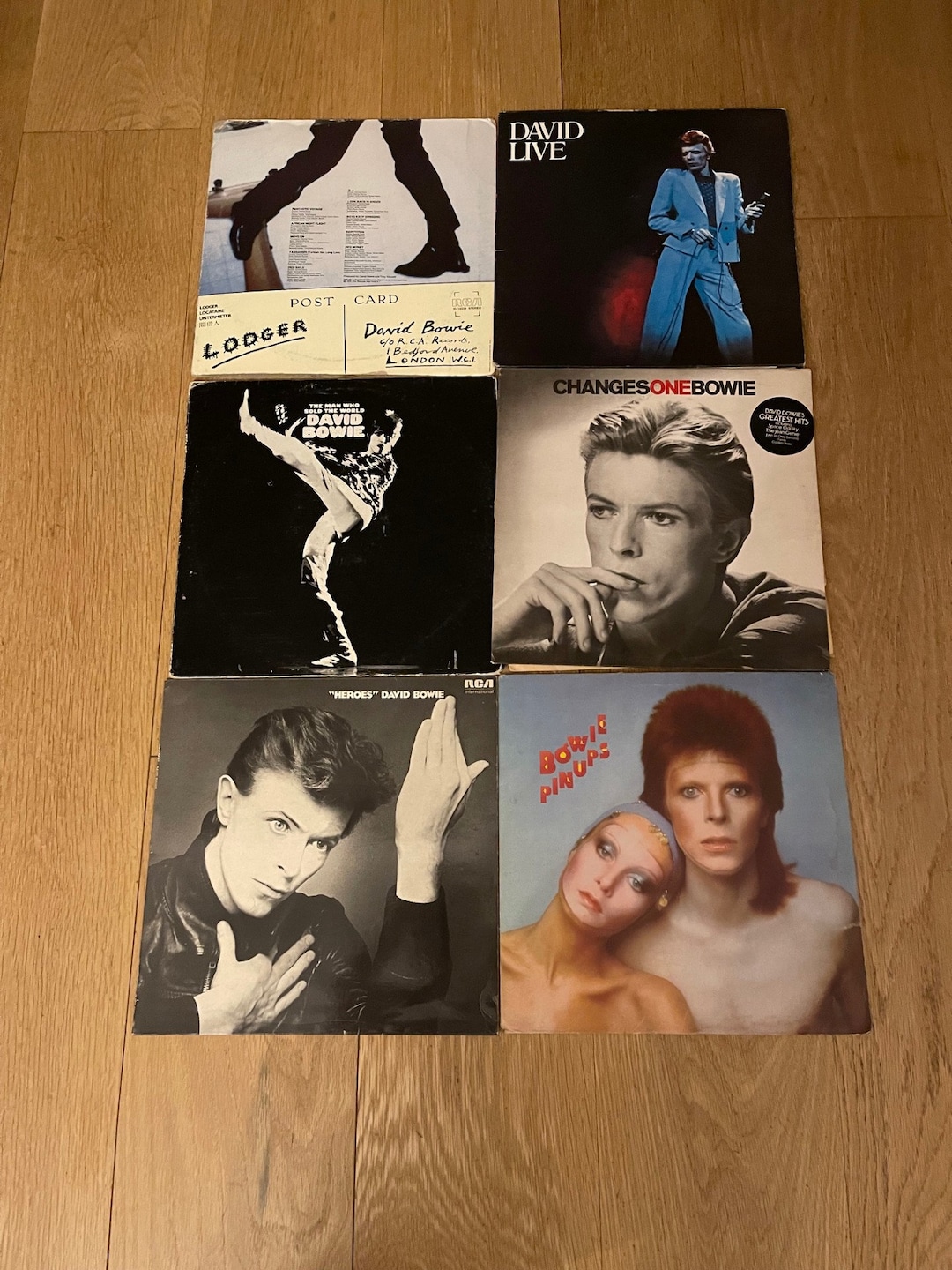 DAVID BOWIE VINYL Job Lot. Six Lps. 1970s/1980's.all in Very Playable ...