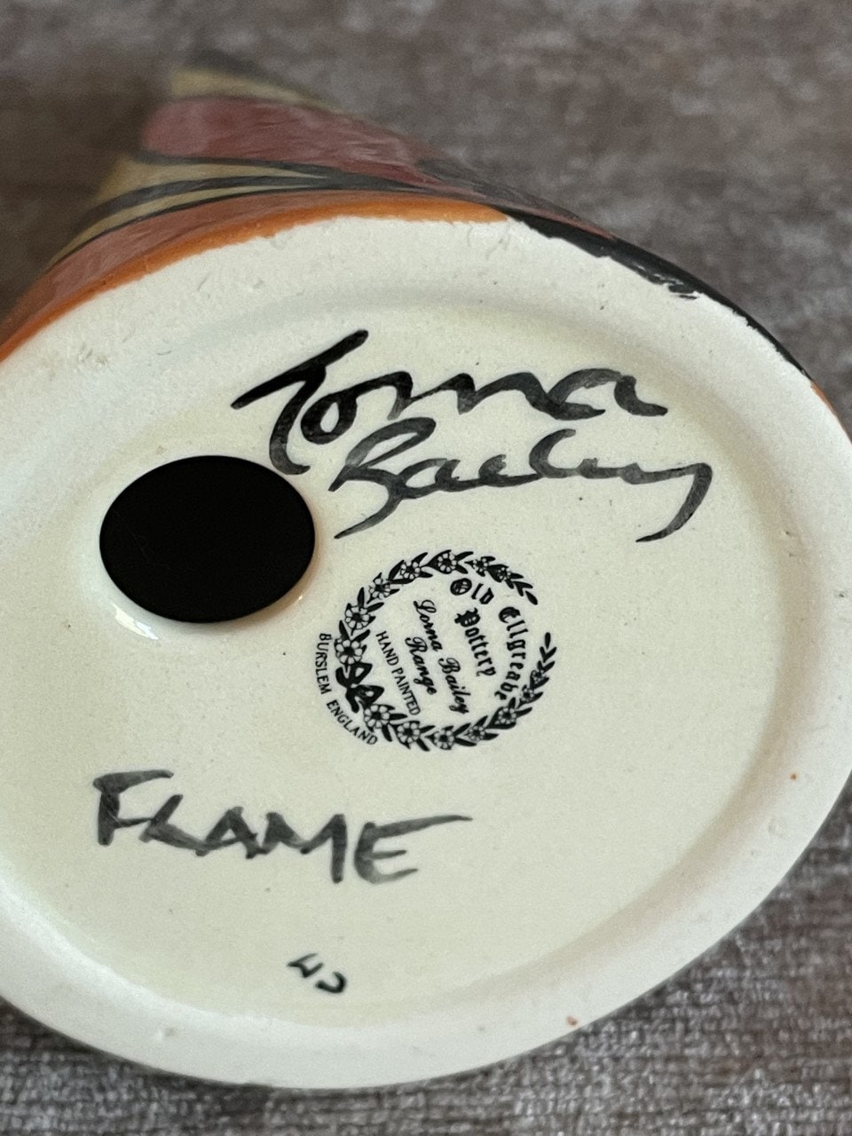 Lorna Bailey "flame" Sugar Shaker. Great Condition - Etsy