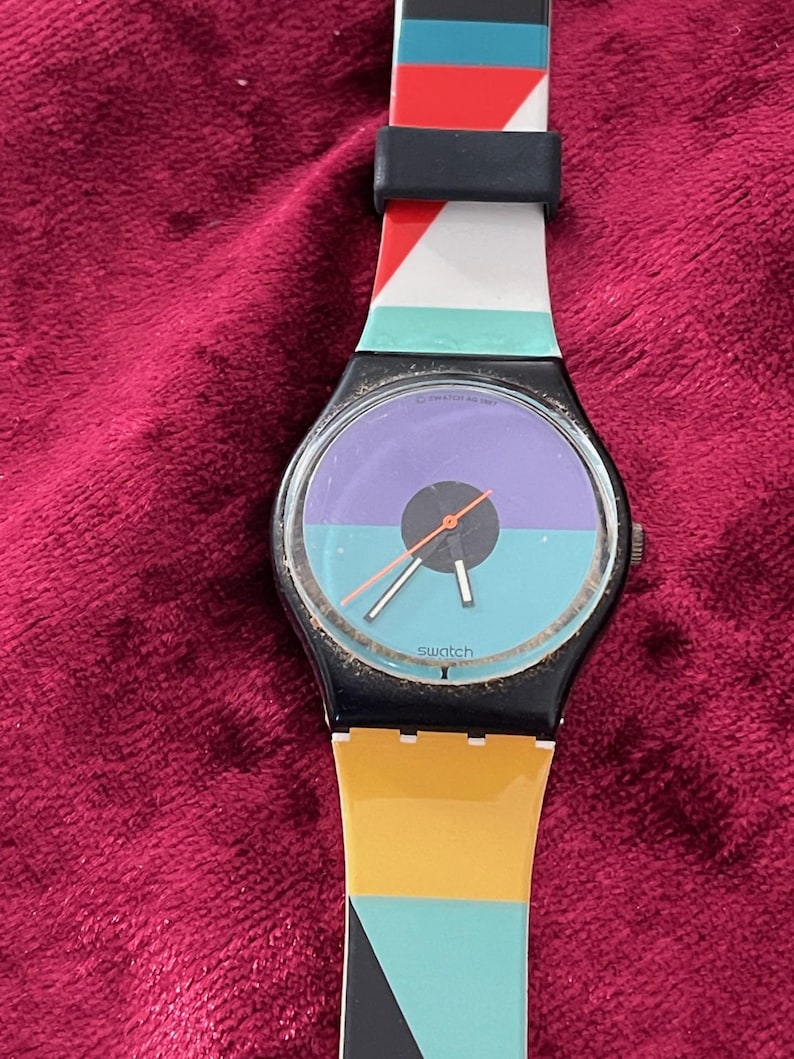 Swatch Watch GB121 "st CATHERINE'S Point" 1988 Original. Extremely Rare ...