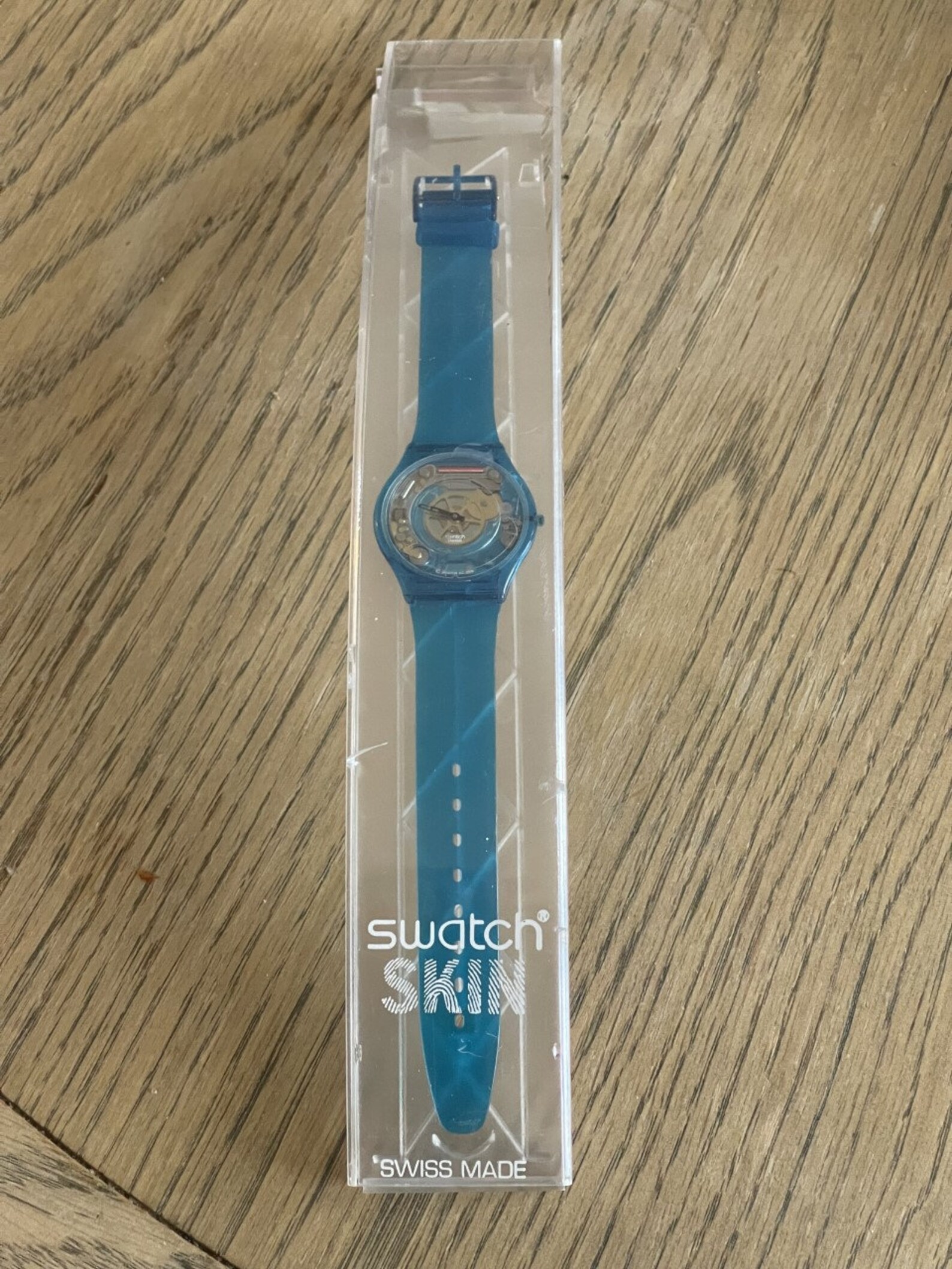Swatch Watch SFN105 blue Jelly SKIN Watch 2000 Original. Very Rare. - Etsy