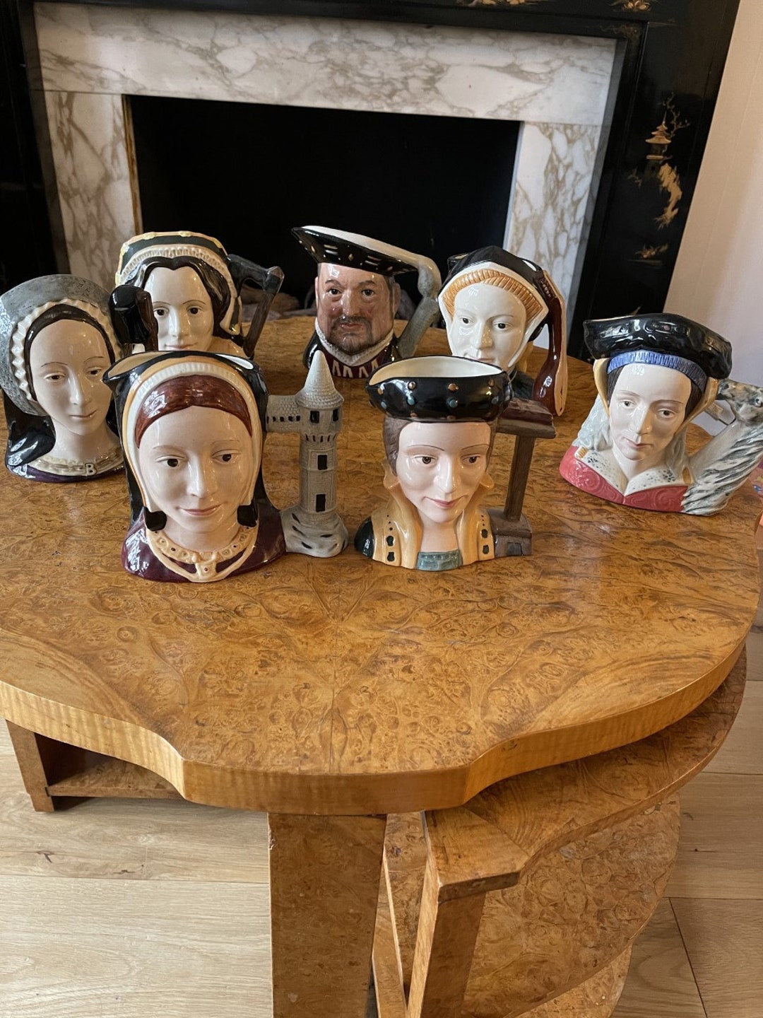 Royal Doulton Large Character Jugs HENRY V111 and SIX WIVES - Etsy