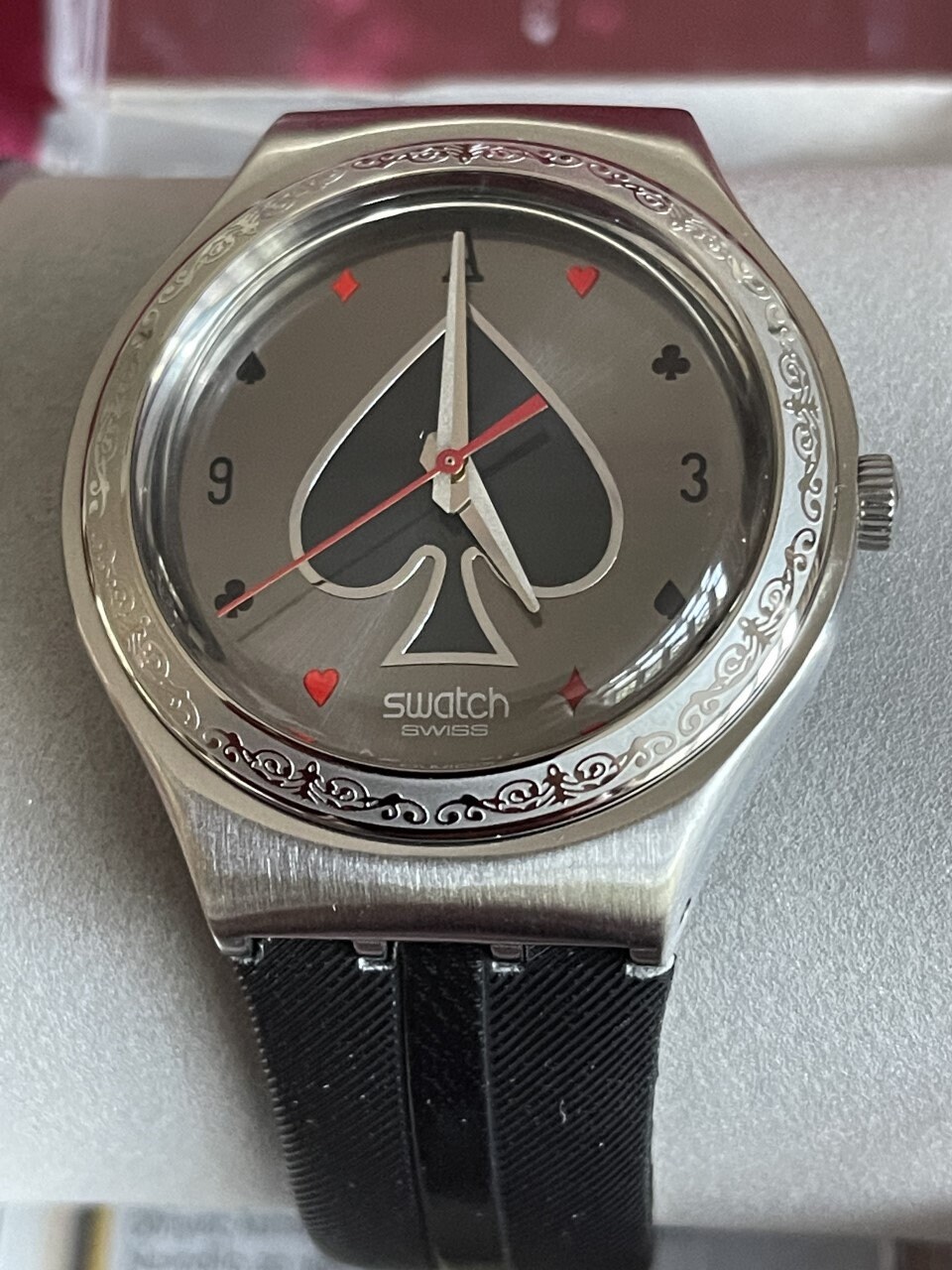 Swatch Watch YGS128 James Bond "villain" Collection "casino Royale".(le Chiffre) Very Rare and ...