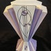 CLARICE CLIFF Style Fan Vase "madison" Hand Painted by Brian Wood ...