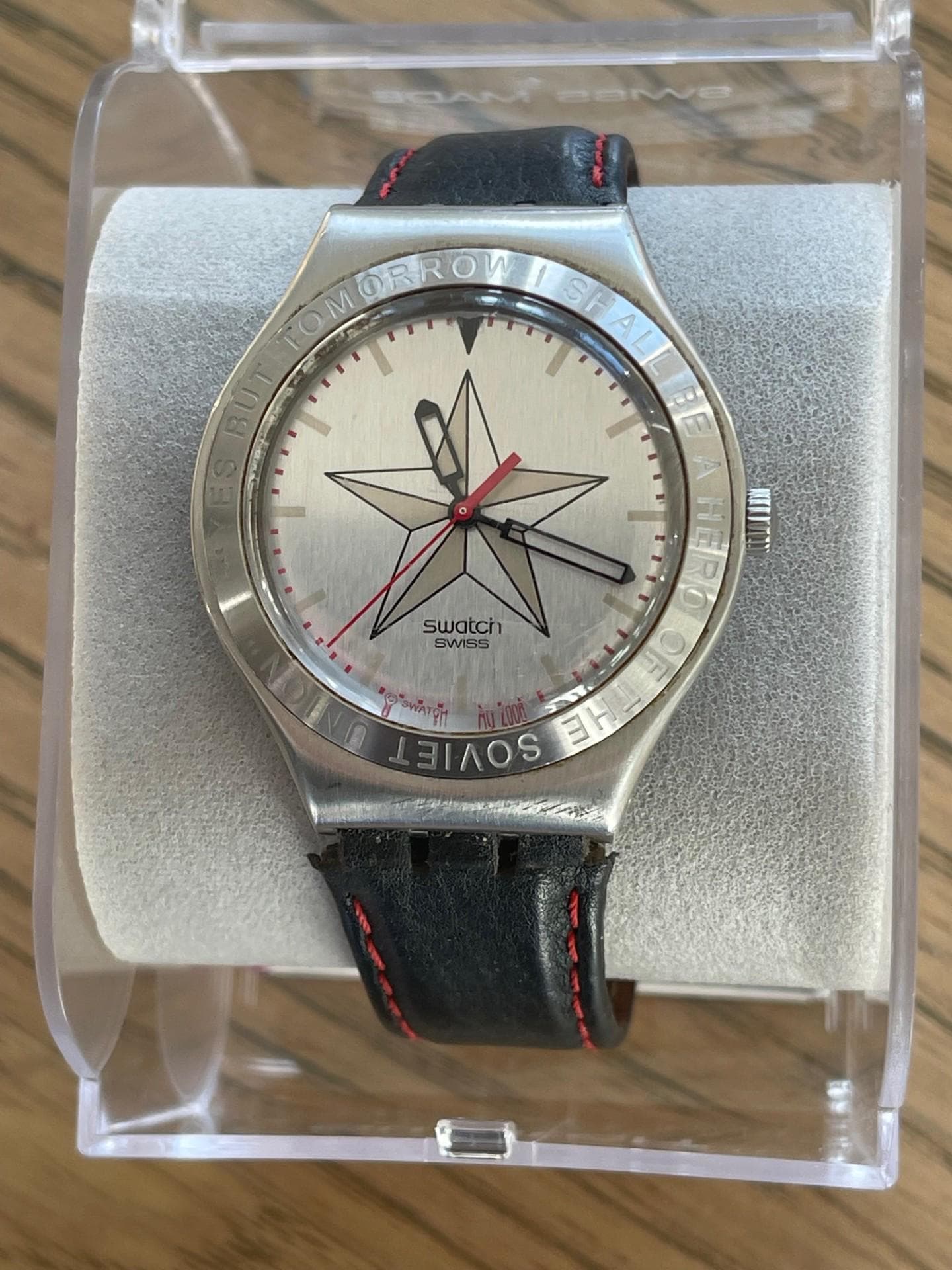 Swatch Watch YGS127 James Bond "villain" Collection "octopussy".(general Orlov). Irony Swatch ...