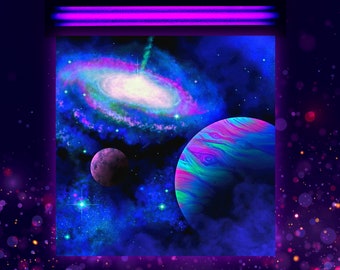 Uv Reactive Poster - Etsy