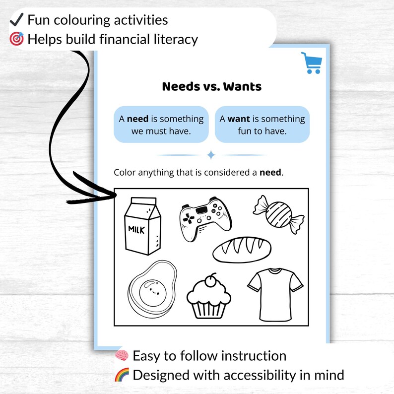17 Kids Money Skills Worksheets | Financial Literacy Activities for ...
