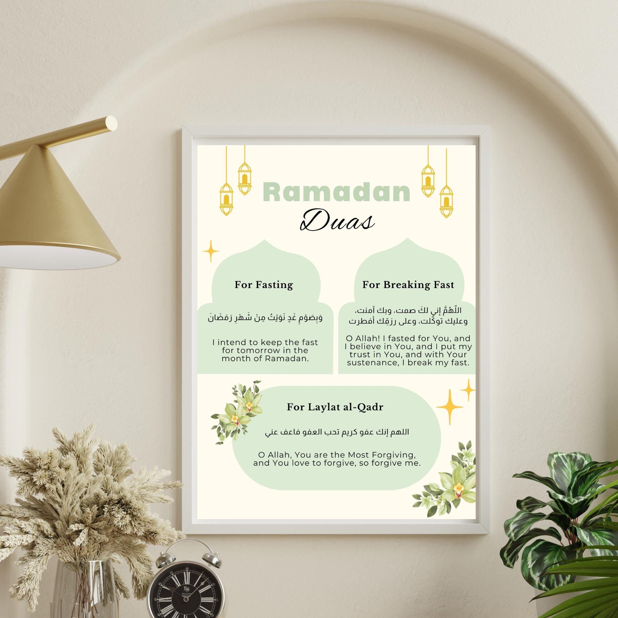 7 Digital Ramadan Posters Collection: Ramadan Rules, Calendar, Mubarak ...