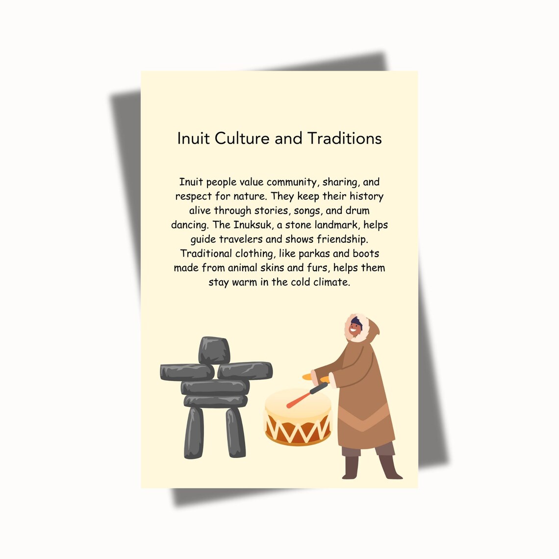 Inuit Cultural Posters Set | 7 Digital Prints Celebrating Inuit ...