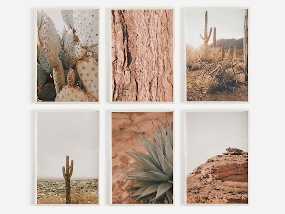 Desert Set of 6 Prints Sedona Print Set South West Desert | Etsy