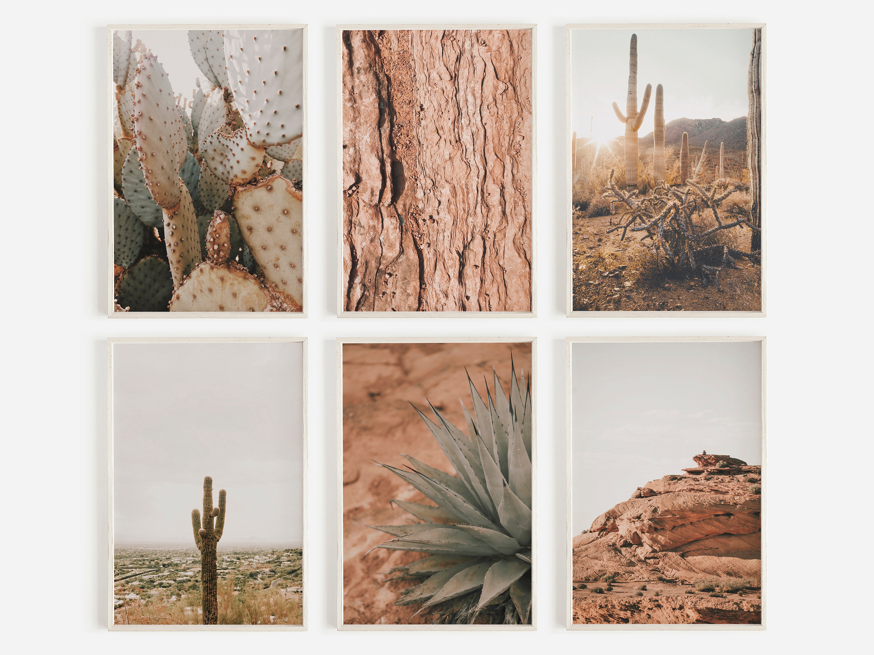 Desert Set of 6 Prints, Sedona Print Set, South West Desert, Printable ...